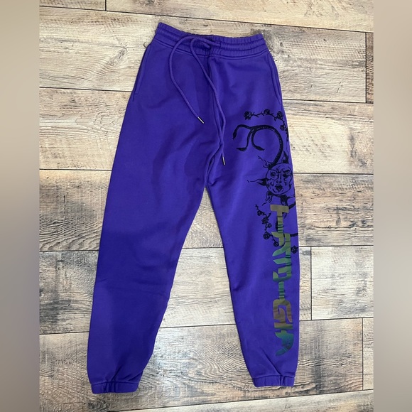 I.AM.GIA | Pants & Jumpsuits | Iamgia Purple Joggers With Holographic ...